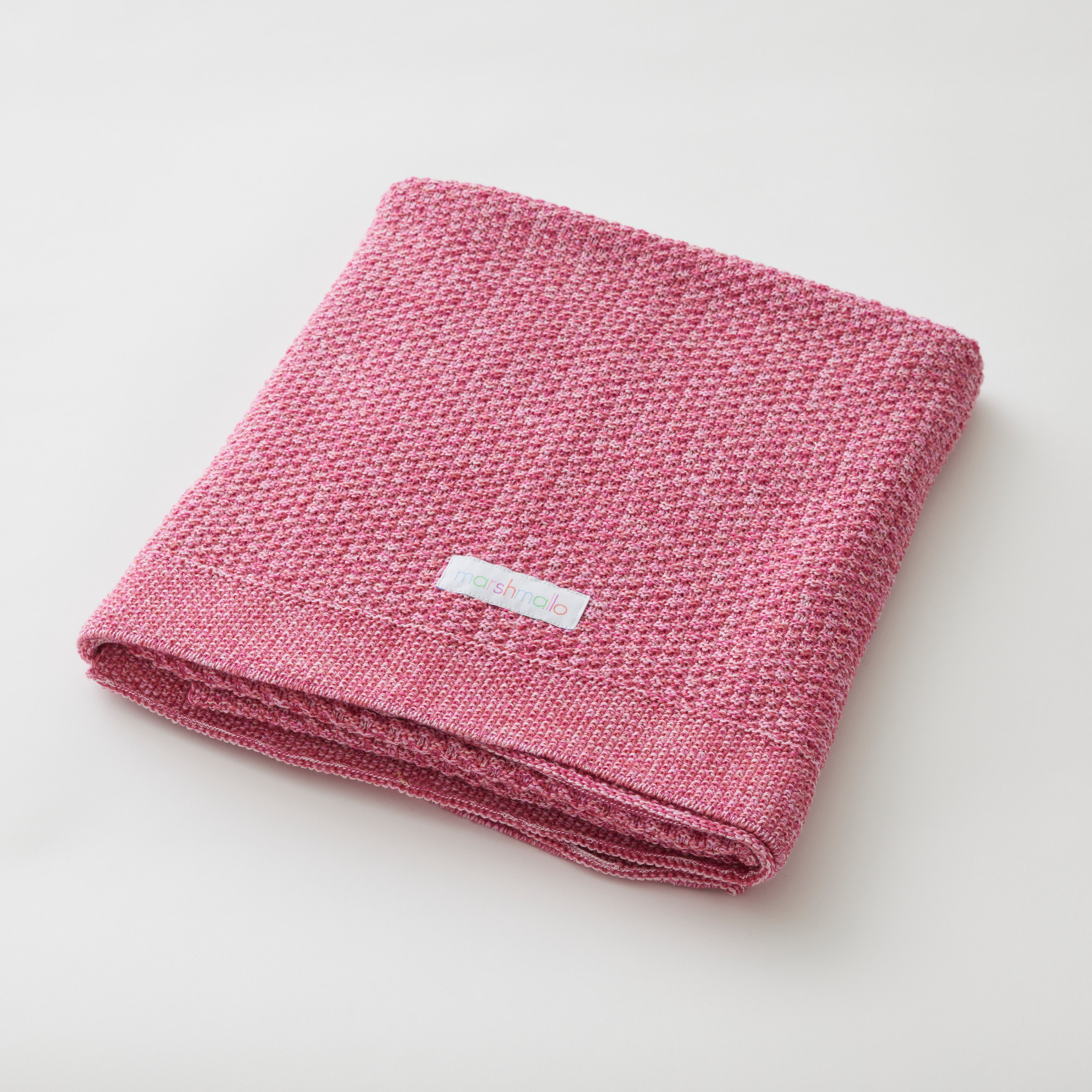 Waffle Stitch Bassinet Pram Blanket | Baby Blanket | Marshmallo Merino ...